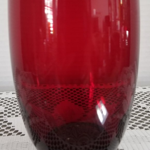 Anchor Hocking | Dining | Vintage Anchor Hocking Royal Ruby Baltic Oz ...